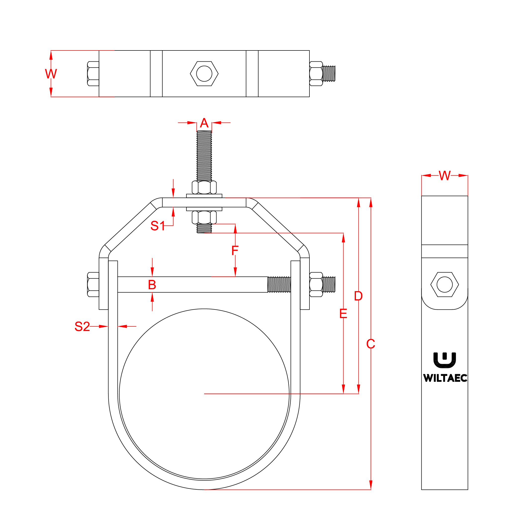 Standard Clevis Hanger | Wiltaec