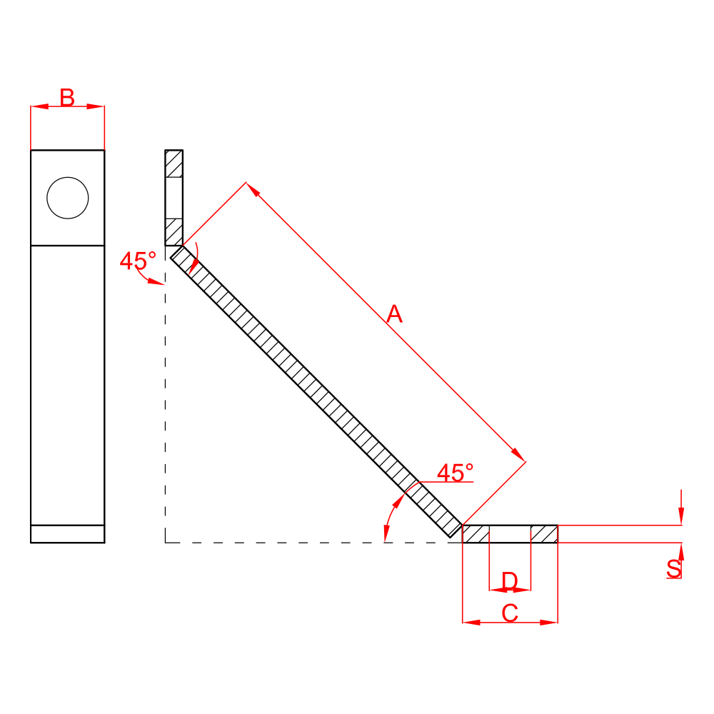 45° Strut Brace – Wiltaec