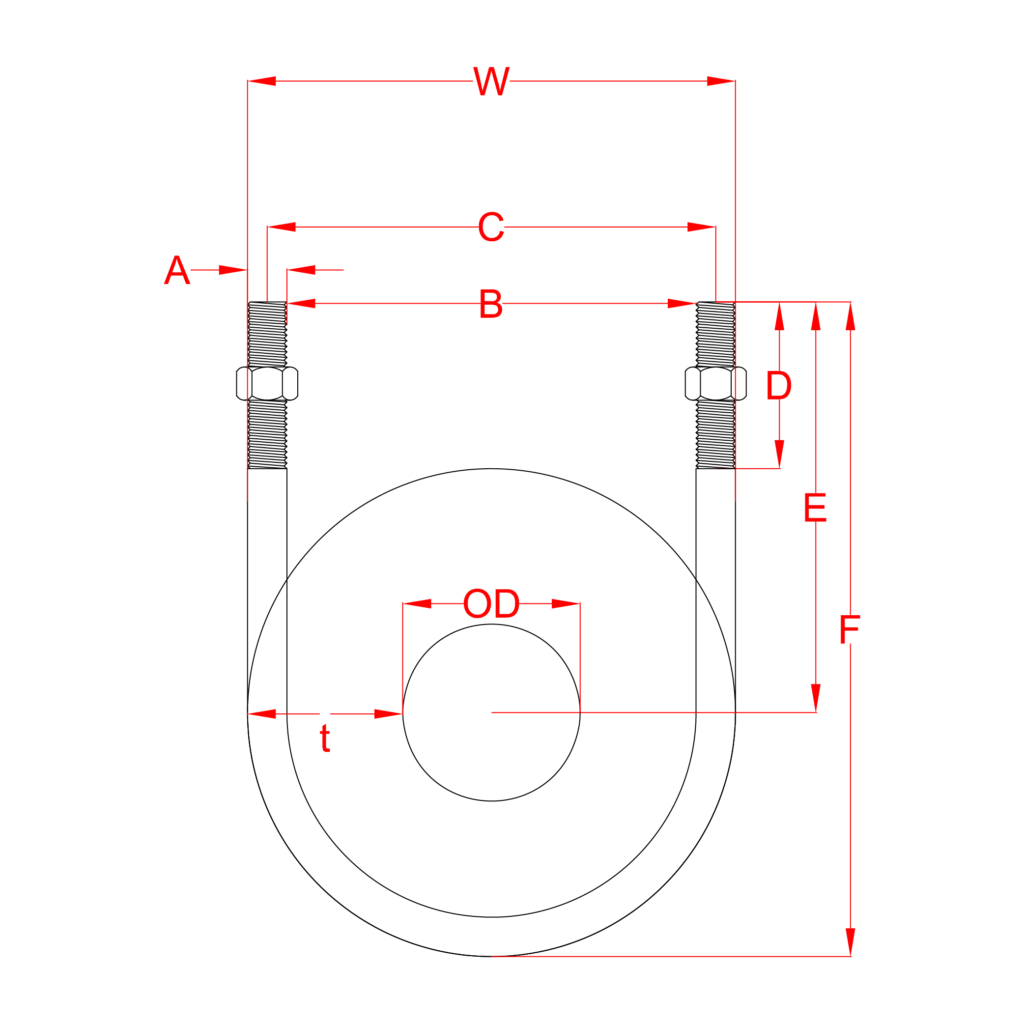 U – BOLT for insulated Pipe – Wiltaec
